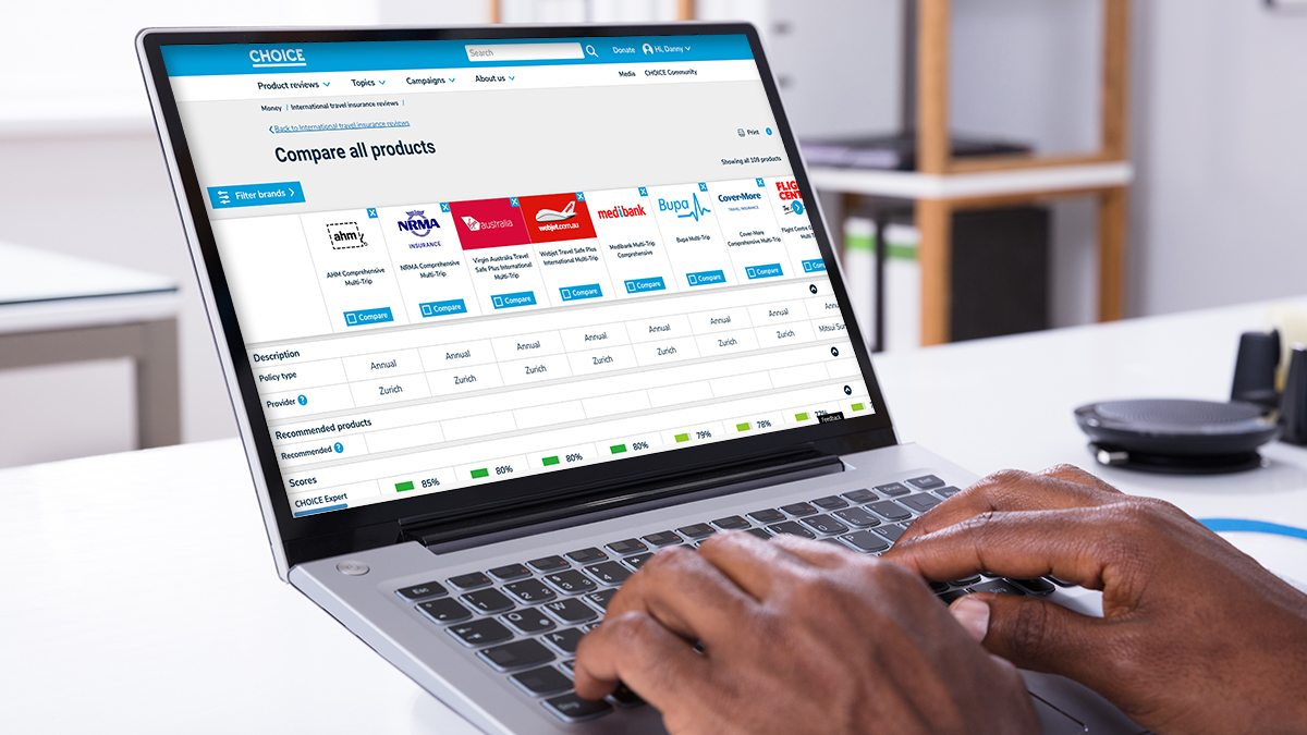 How CHOICE compares travel insurance