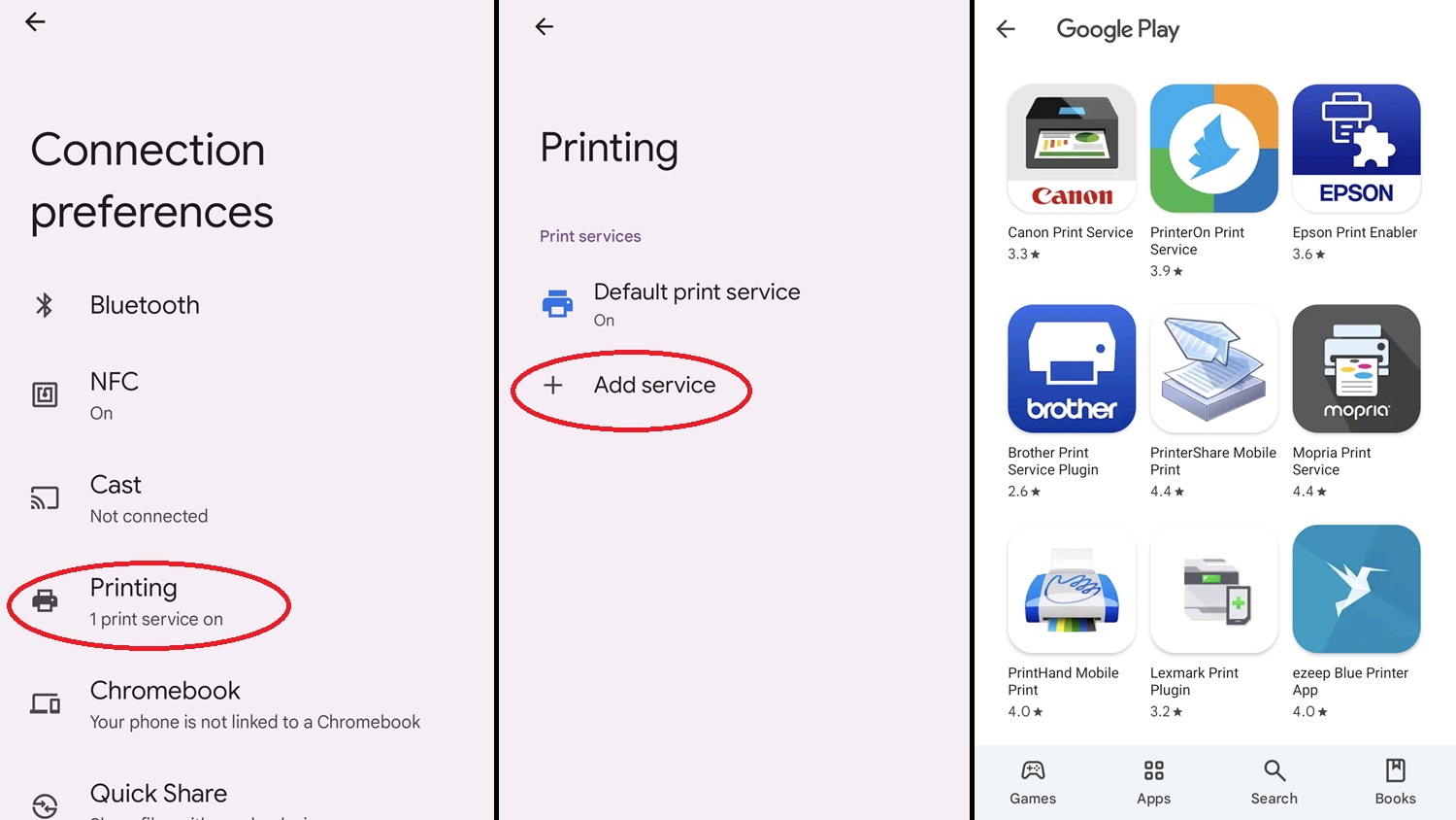 How to connect your phone to a printer