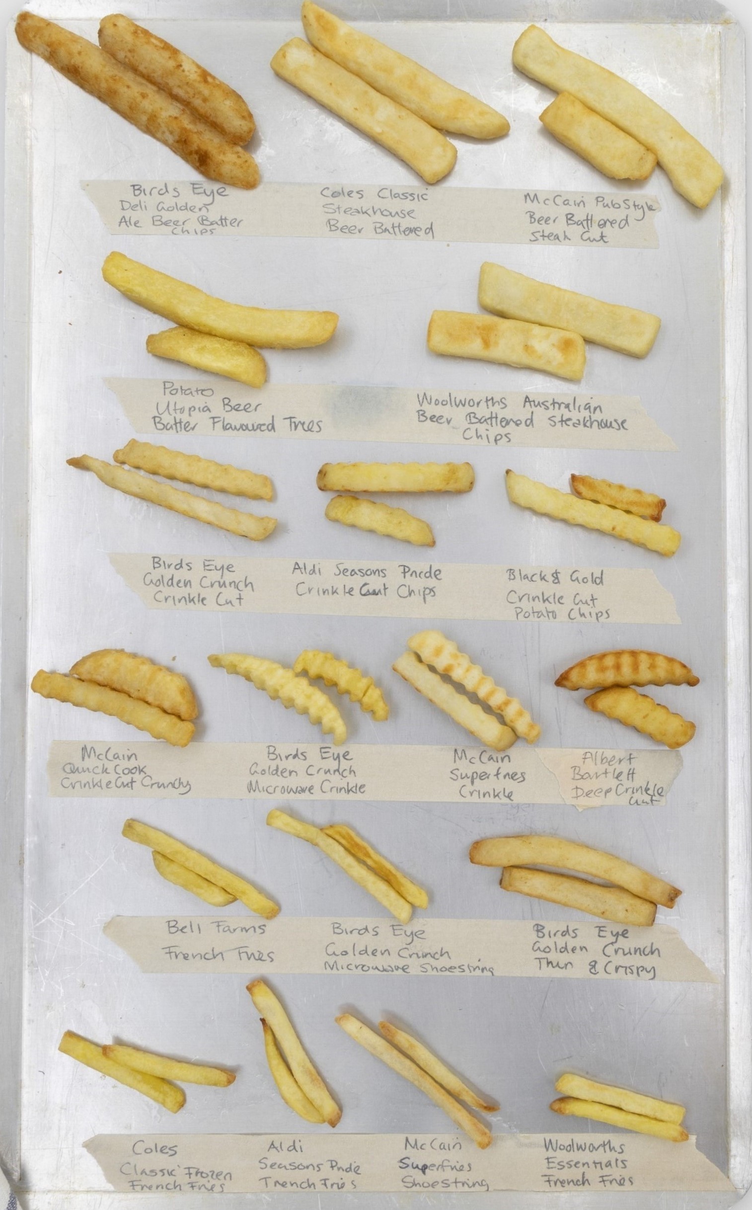 What are the best tasting frozen chips?