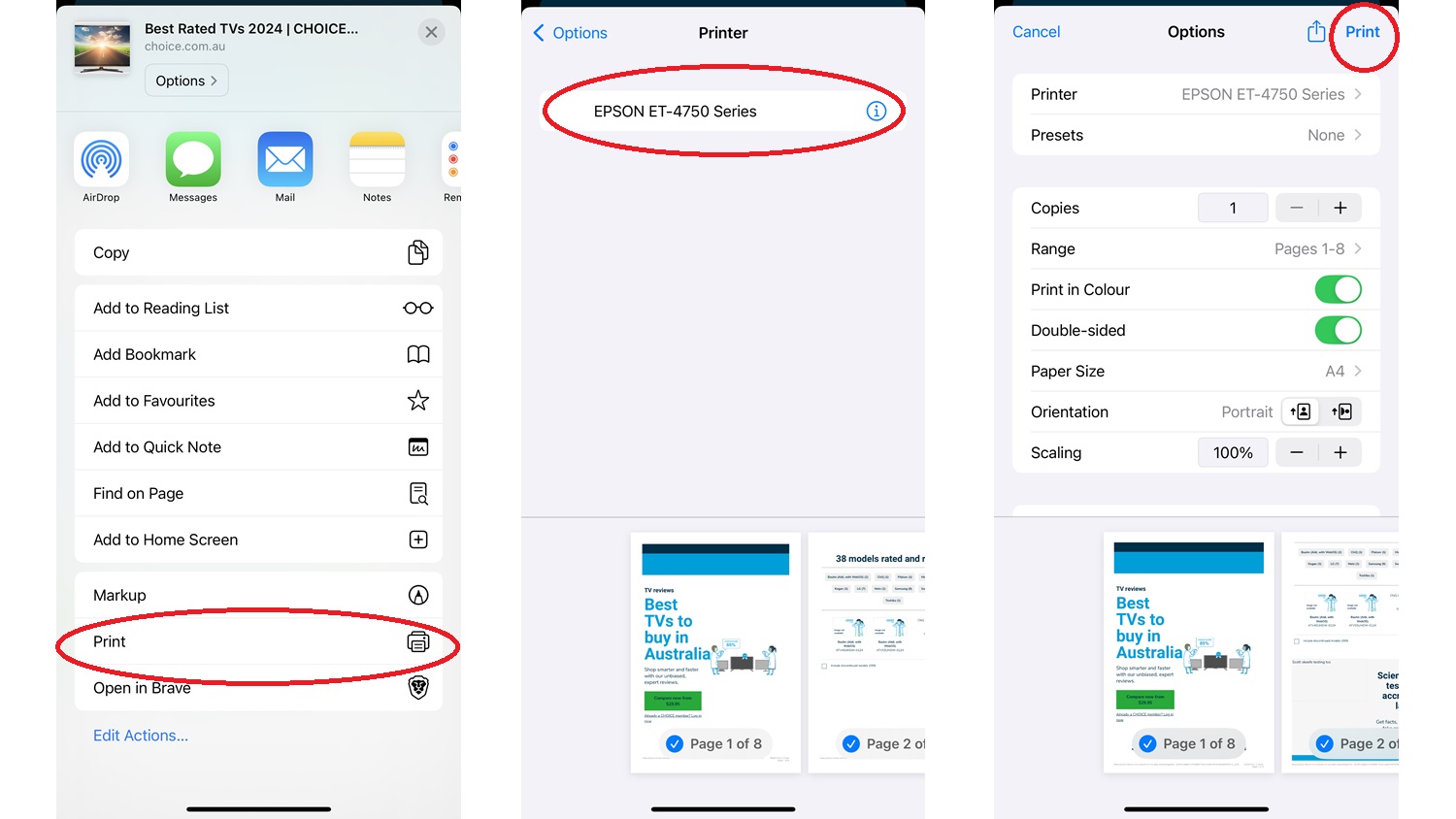 How to connect your phone to a printer