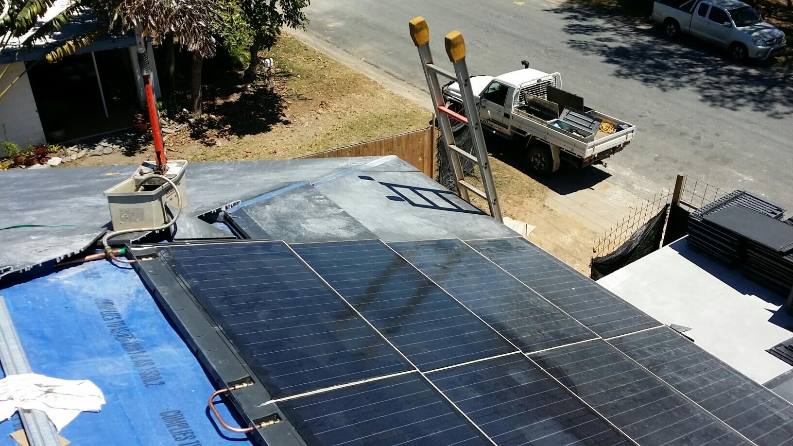Solar roof tiles in Australia